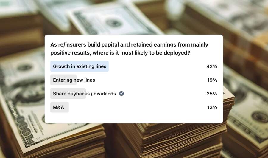 Poll suggests re/insurers will target growth in existing lines amid ...