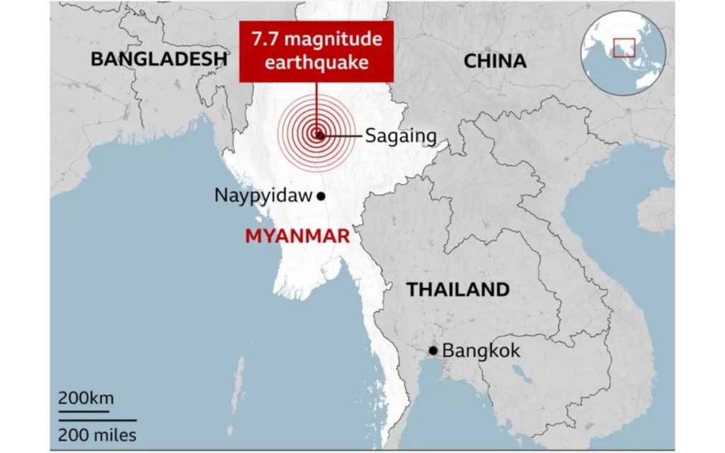 Deadly earthquake strikes Myanmar, triggering widespread devastation ...